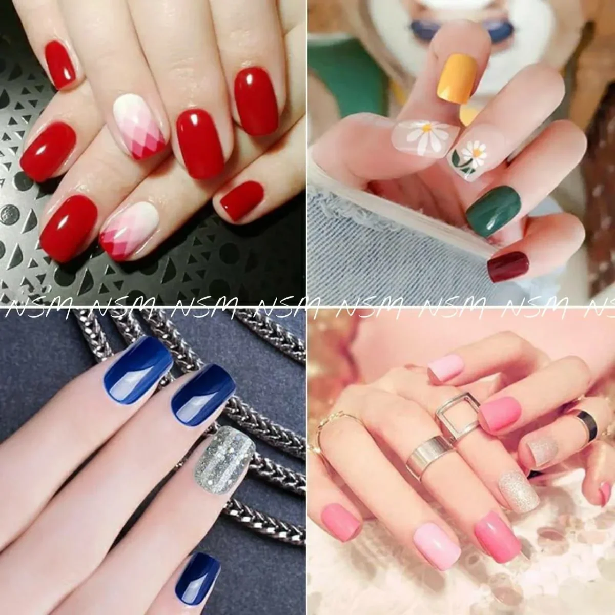 Short Square Press On Nail Tips For Children (240 Tips Pack) | Nail ...