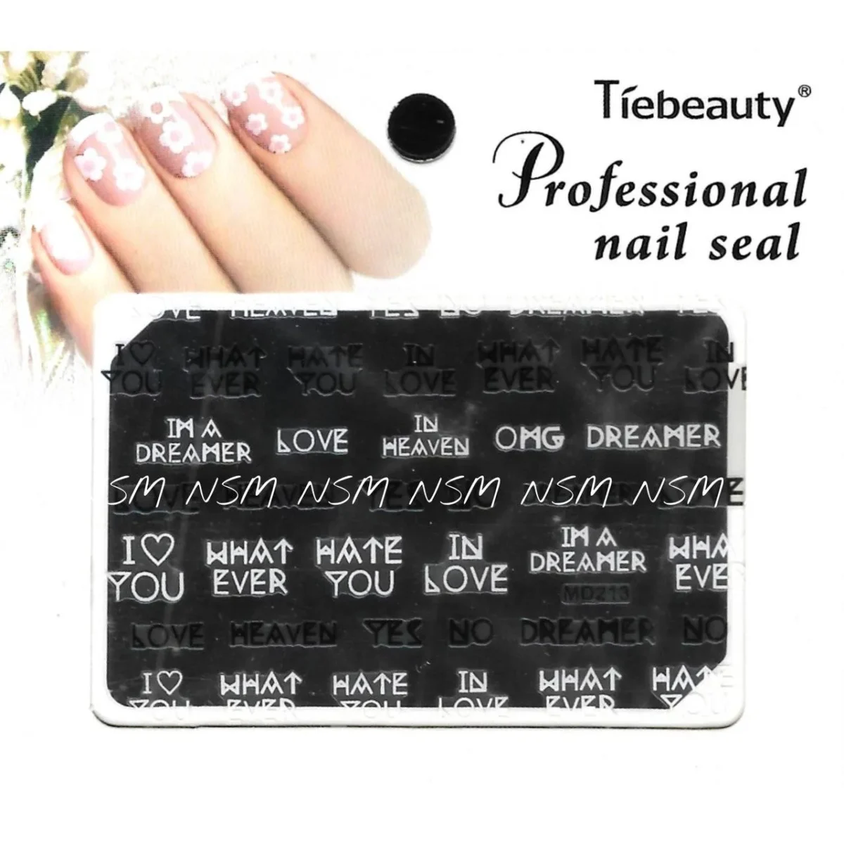 Texts And Words Sticker Sheets | Nail Supplies Mumbai